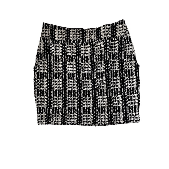 Forever 21 | Skirts | Nwt Forever 2 Blackwhite Tweed Shirt With Pockets Large | Poshmark